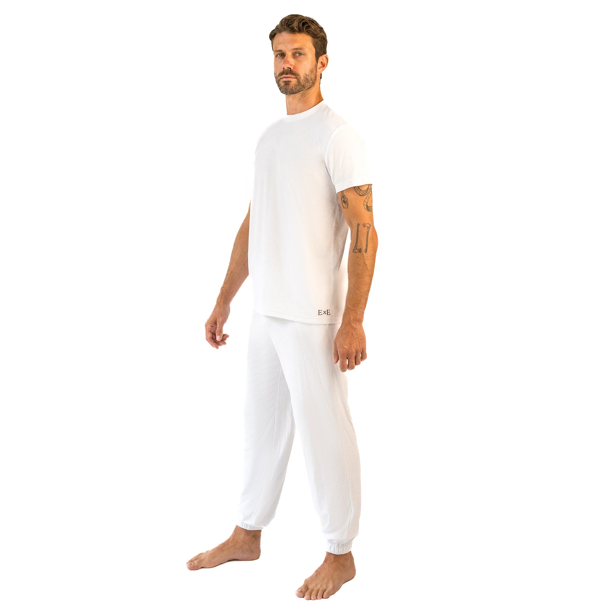 White Terry Cloth Pants - Premium Quality | East x East